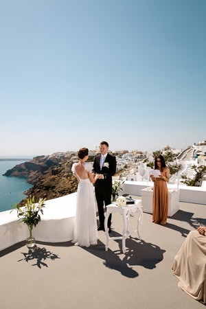 Γαμος στην Σαντορινη | Maria & Dimitri - Love4Weddings