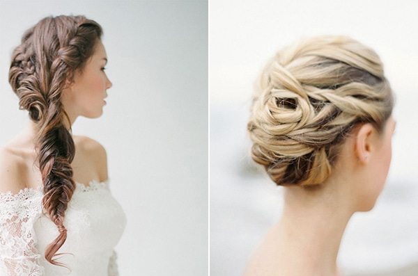 15 νυφικα χτενισματα με πλεξουδες‏ - Love4Weddings