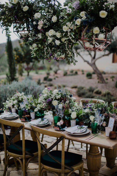 Modern greenery inspired styled shoot - Love4Weddings